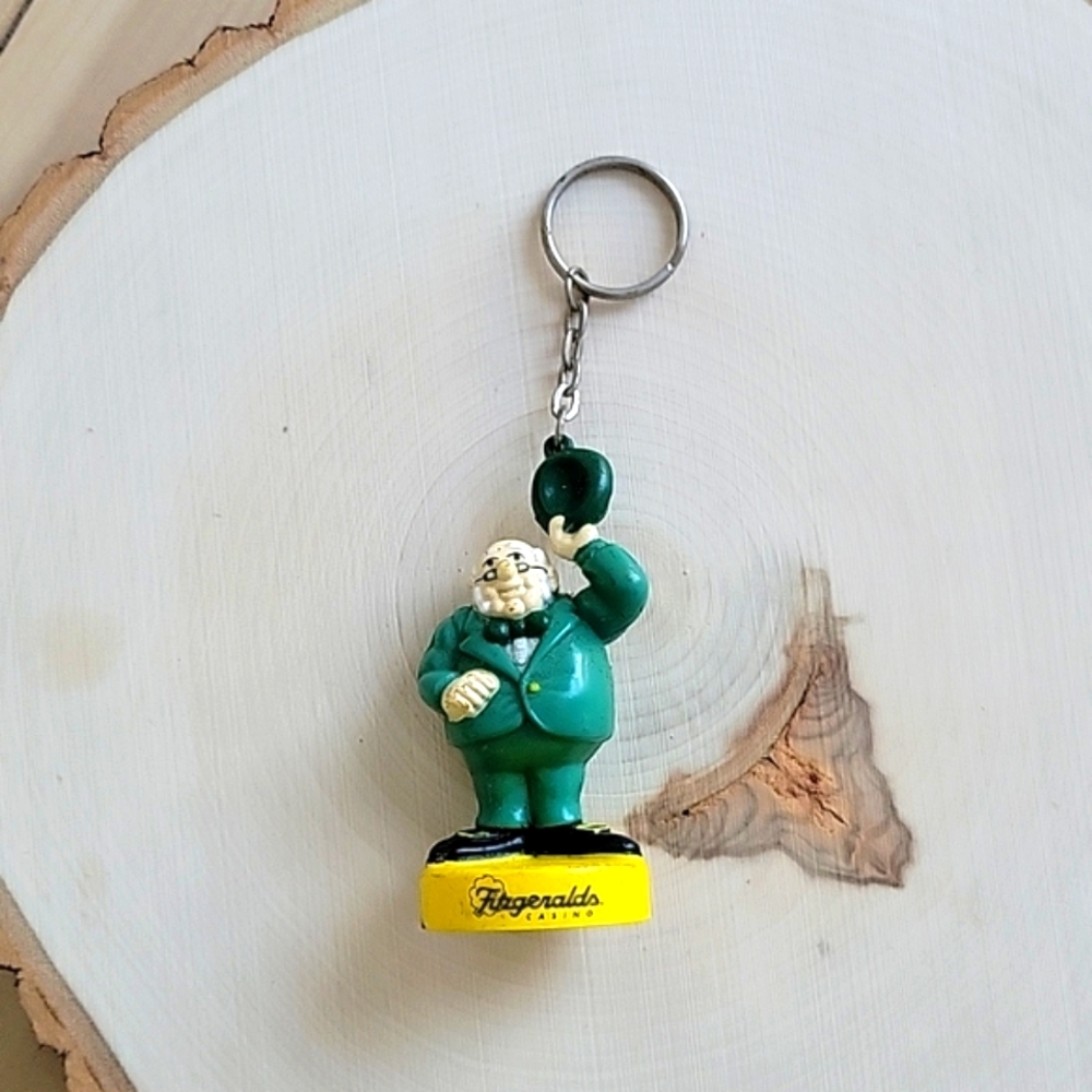 Mr O'lucky Keychain- Fitzgeralds Casino - Gem